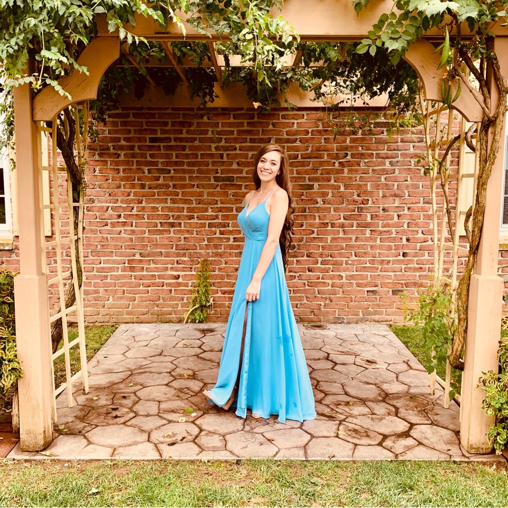 Azazie Everliegh Bridesmaid Dress- Unaltered - Gem